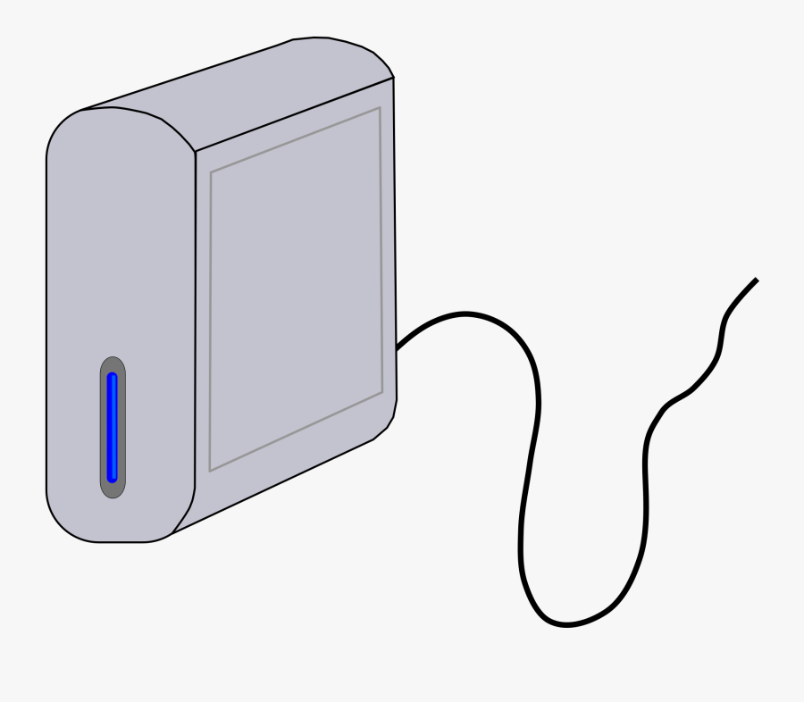 Wire - Clipart - External Hard Drive Graphic , Free Transparent Clipart ...