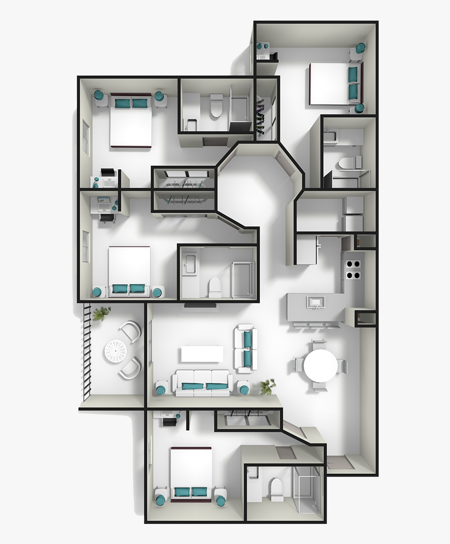 Apartment Clipart Rich House - University Linq Floor Plans , Free ...