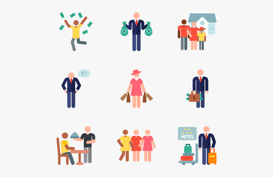 Rich Poor Icon , Free Transparent Clipart - ClipartKey