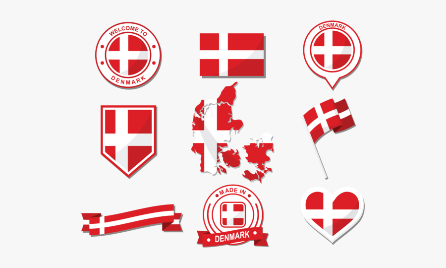 Danish Flag Vector , Free Transparent Clipart - ClipartKey