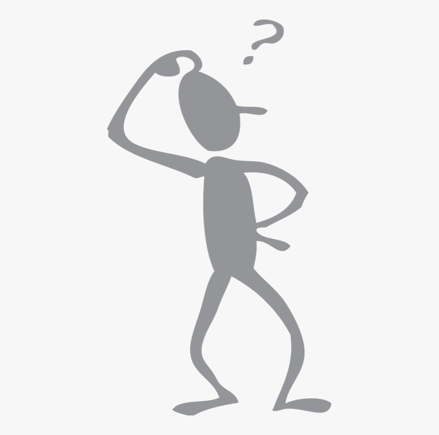 Thinking Stick Figure Clipart , Png Download - Stick Figure Thinking ...