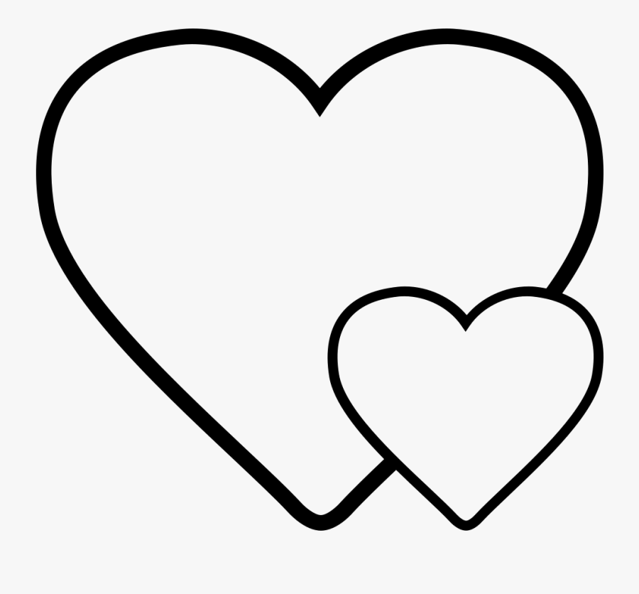 Transparent Curly Heart Outline Clipart - Makeup Icon Png Corazones ...