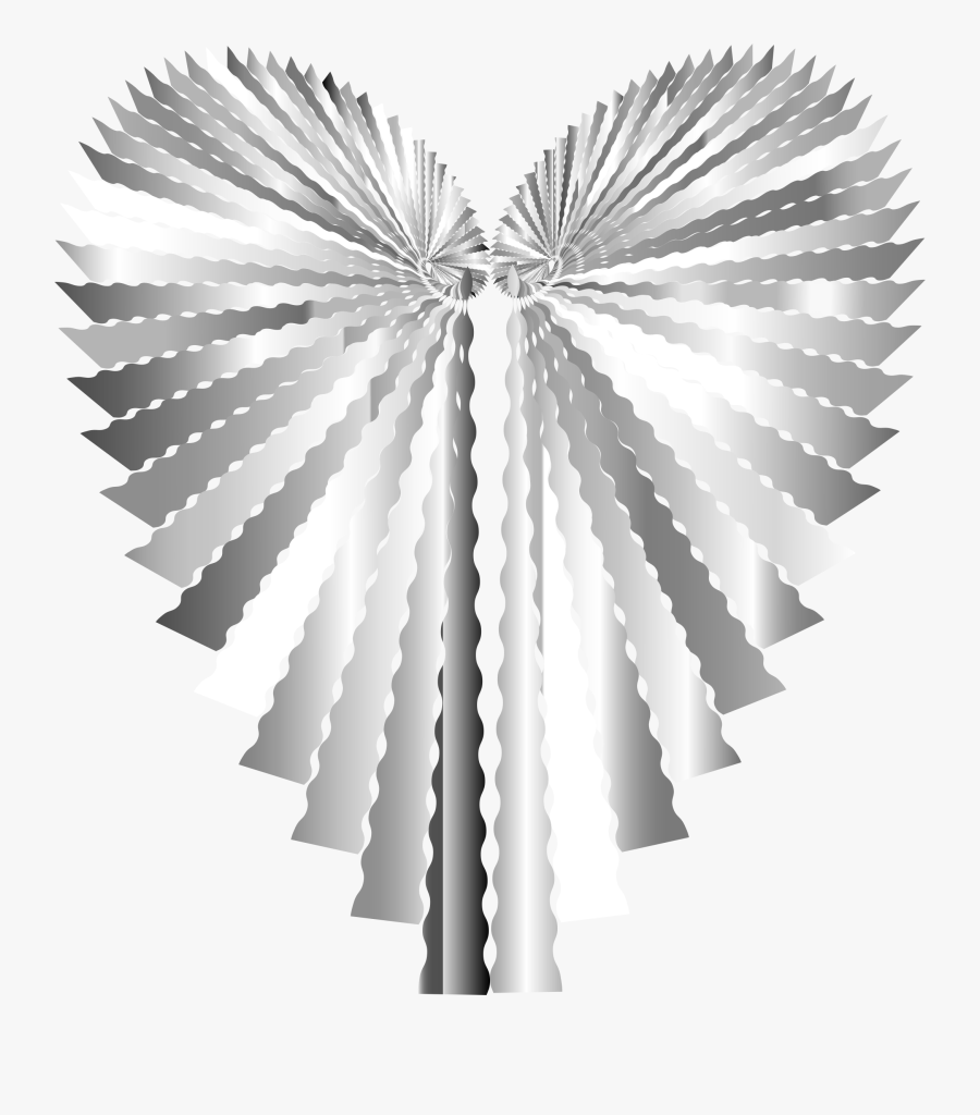 Prismatic Abstract Heart 3 No Background Graphic Library - Silhouette ...