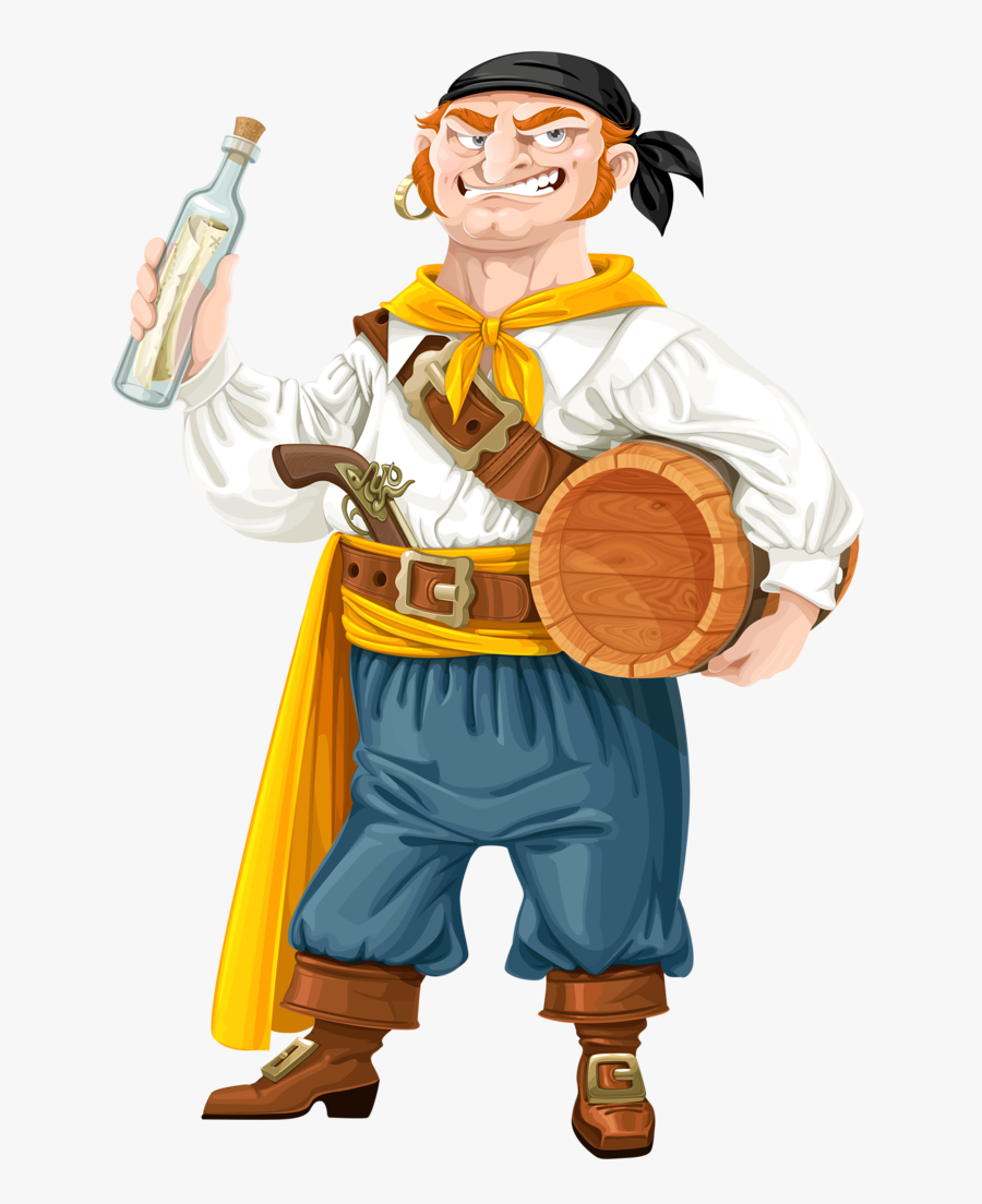 Pirata - Pirate Avec Du Rhum , Free Transparent Clipart - ClipartKey