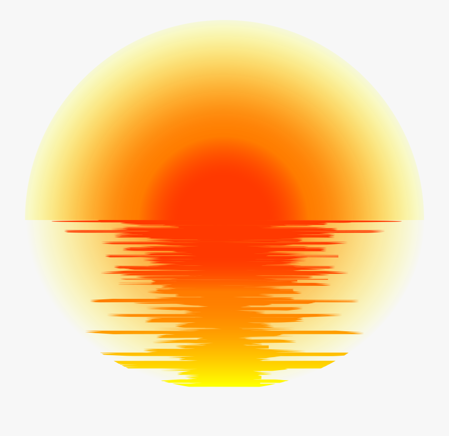 Sunset Effect Png Transparent Clip Art - Circle , Free Transparent ...