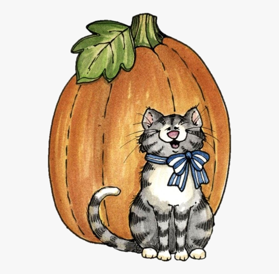 Fall Cat Clip Art , Free Transparent Clipart - ClipartKey