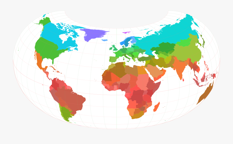 World Clipart Png - High Resolution World Map Plain , Free Transparent ...