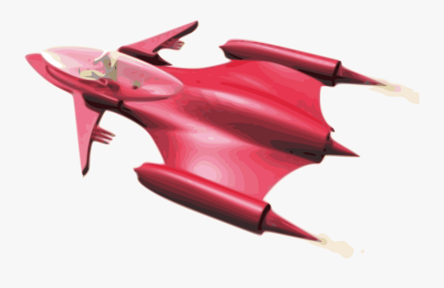 Red,spacecraft,rocket - Sci Fi Rocket Png , Free Transparent Clipart ...
