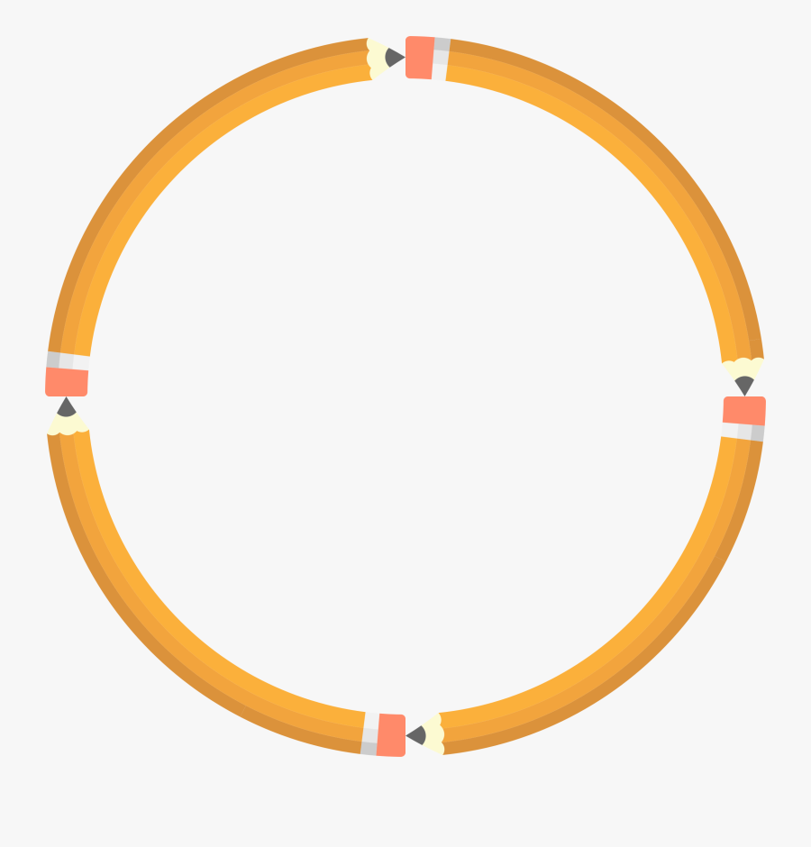 Clip Art Clipart Big Image Png - Pencils In Circle Png , Free ...