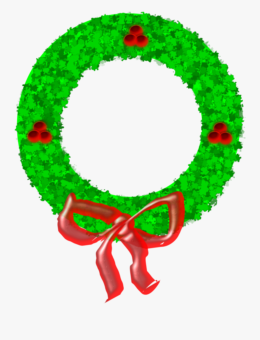 Christmas Wreath Clipart - Christmas Parole Vector Png , Free ...