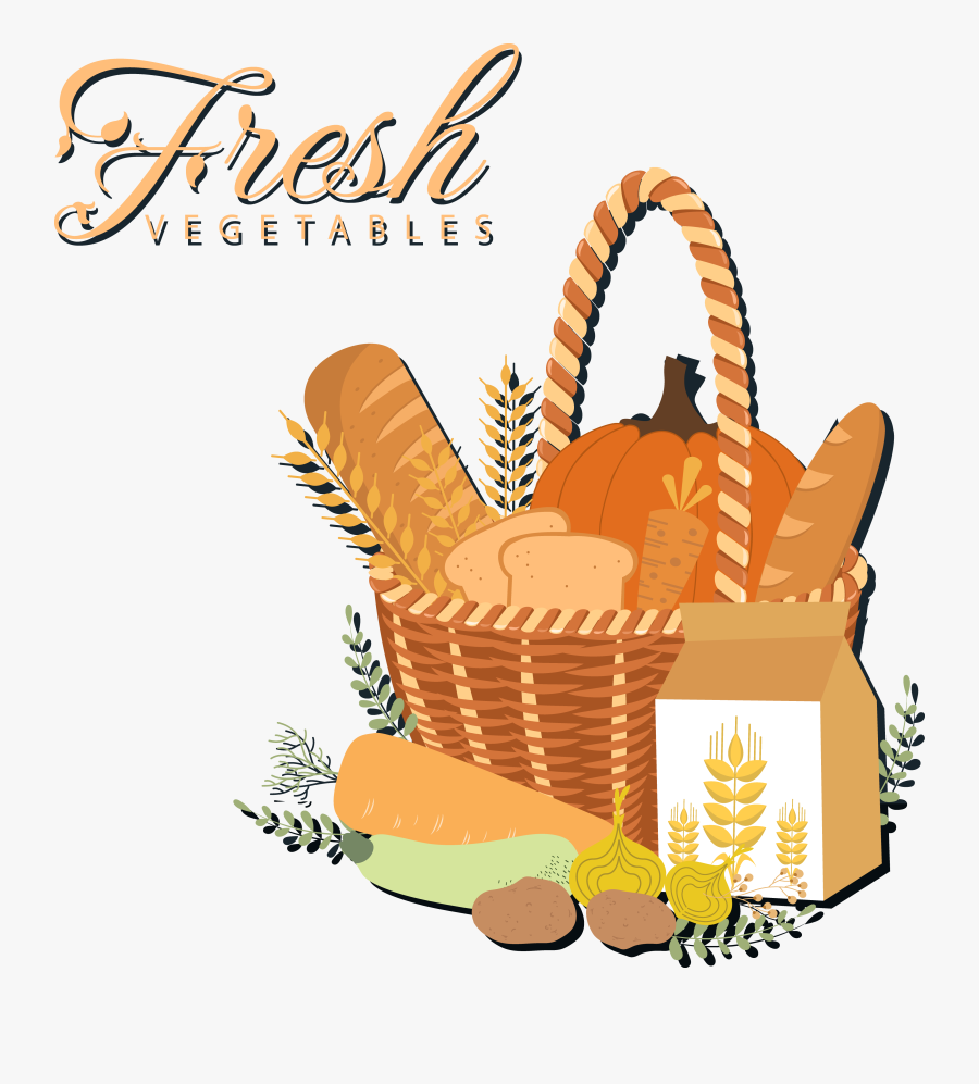 Milk Common Wheat Bread Food Gift Baskets Clip Art , Free Transparent ...