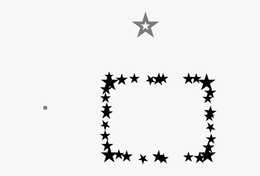 Star Clip Art At - Border Transparent Text Boxes Clipart , Free ...