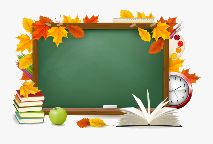 School Supplies Clip Art - Back To School Frame Png , Free Transparent ...