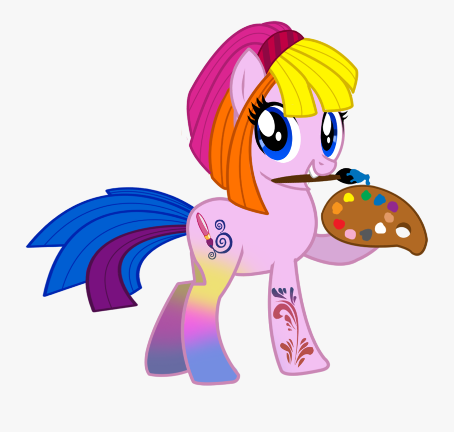 Paint Brush Clipart Mlp Paint - Fan Made My Little Pony Characters ...