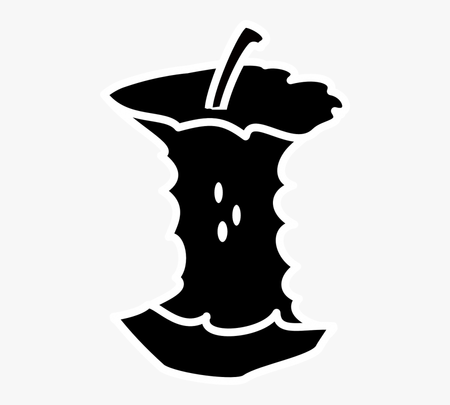Transparent Rotten Apple Clipart - Apple Core Clip Art , Free ...