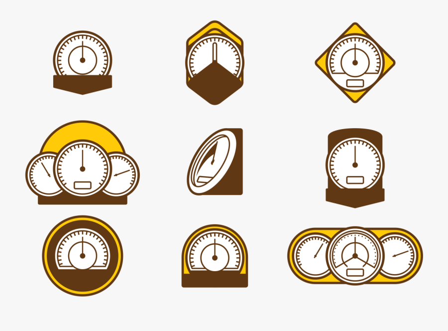Tachometer Vector Icons - Tacho Vector , Free Transparent Clipart ...