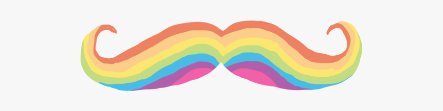 Rainbow Mustache , Free Transparent Clipart - ClipartKey