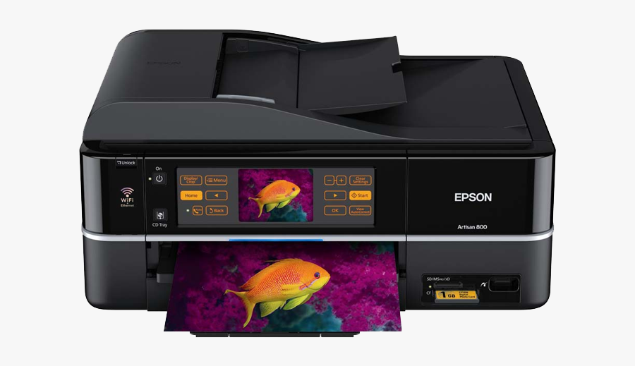 Printer Transparent - Epson Artisan 800 , Free Transparent Clipart ...
