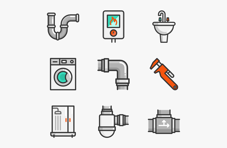 Clip Art Icons Free - Plumbing Vector Free , Free Transparent Clipart ...