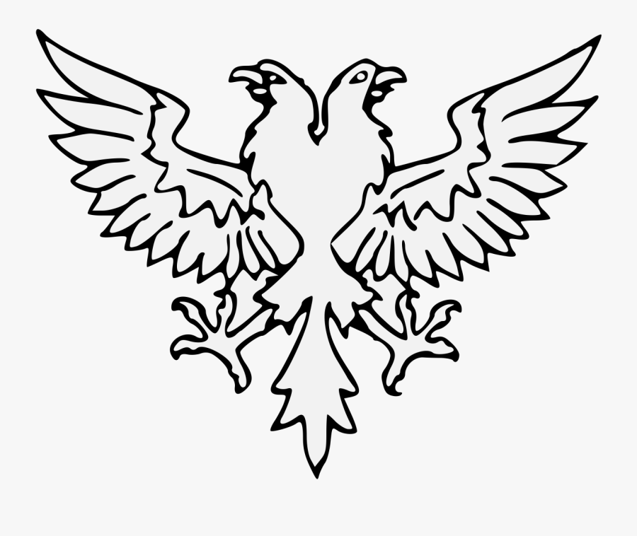 Eagle Traceable Heraldic Art Png Rising Eagle Svg Clipart - Emblem ...