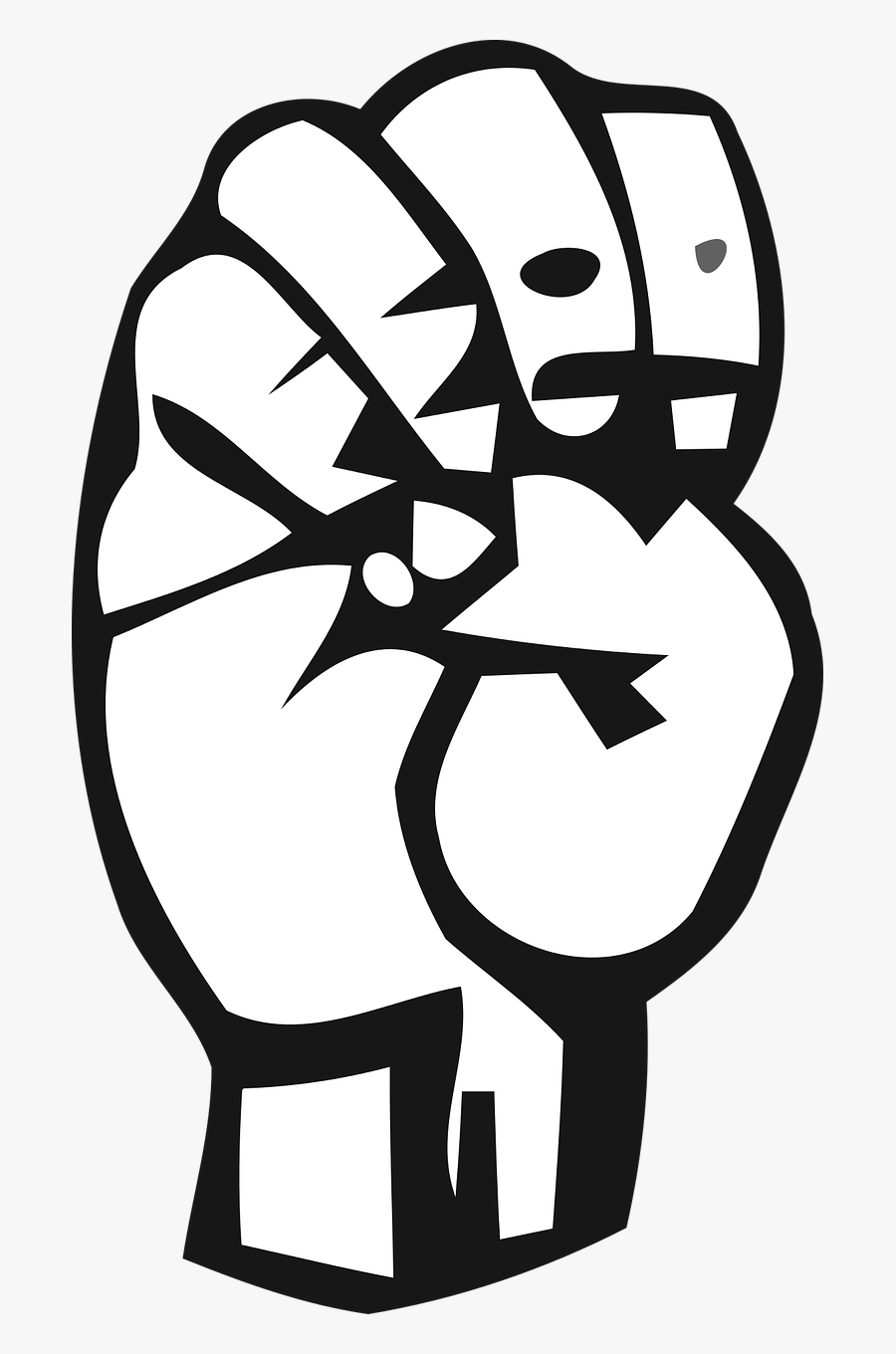 Transparent Alphabet Clipart - E In Sign Language Transparent , Free ...