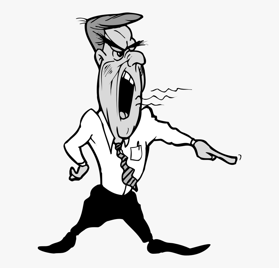 Person Yelling Lineart - Cartilha De Assédio Moral , Free Transparent ...