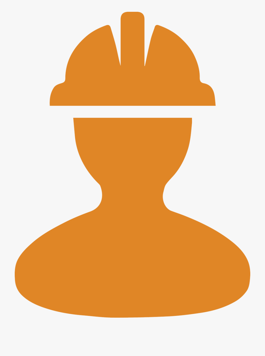 Construction Worker Icon Blue , Free Transparent Clipart - ClipartKey