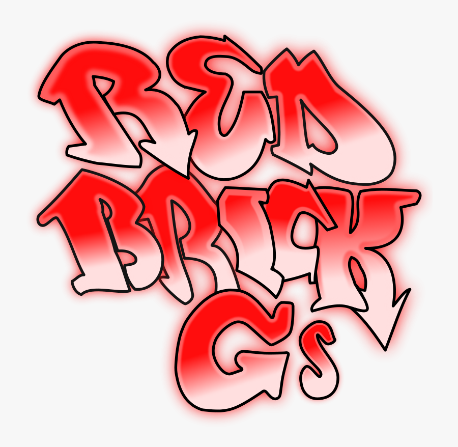 Red Brick G& - Graffiti Red , Free Transparent Clipart - ClipartKey