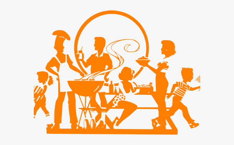 Free Cookout Clipart - Black And White Labor Day Clip Art , Free ...