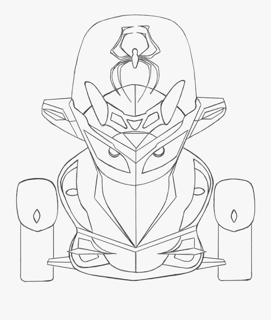 Spyder Sketch By William Geiger , Free Transparent Clipart - ClipartKey