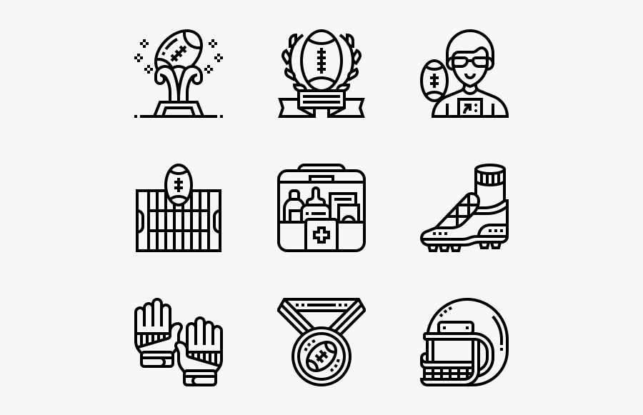 American Football - Farm Vector Icon , Free Transparent Clipart ...