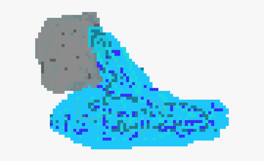Transparent Pixel Art Waterfall , Free Transparent Clipart - ClipartKey