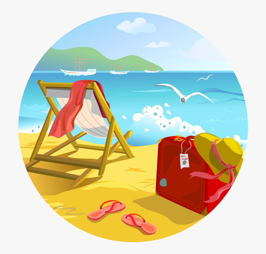 Beach Summer Clip Art - Seaside Clip Art , Free Transparent Clipart ...