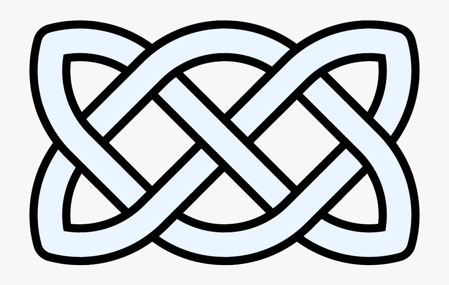 Celtic Knot Linear 7crossings - Celtic Knot Line , Free Transparent ...