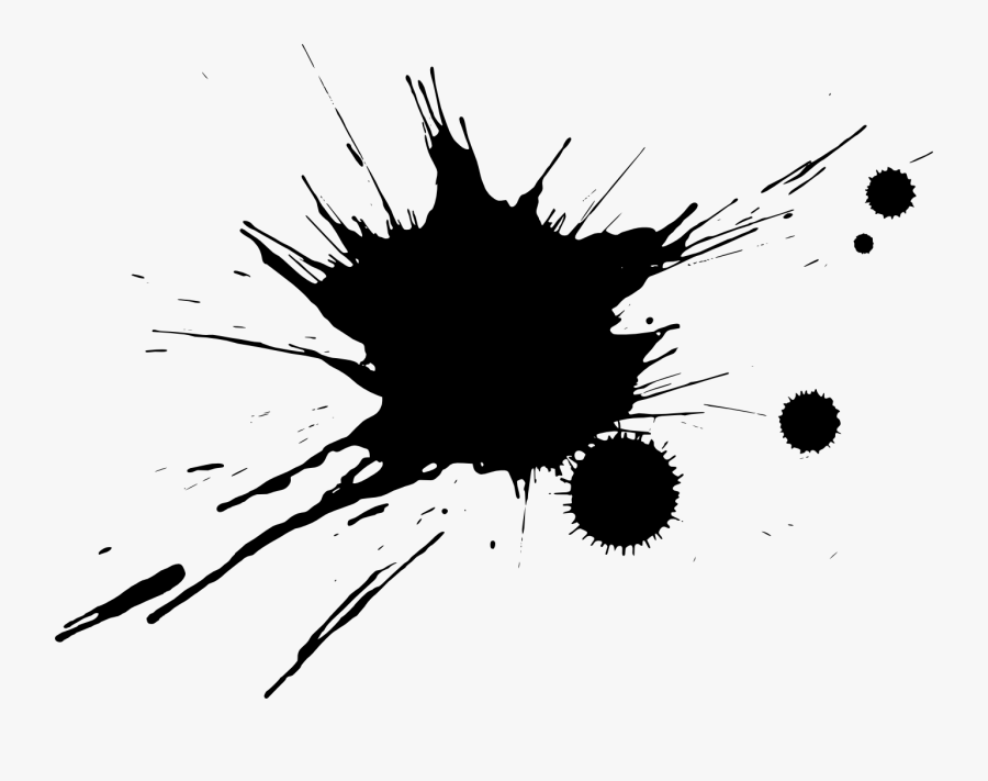 Paintball Clipart Paint Blot - Ink Splatter Transparent Background ...