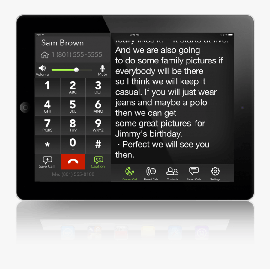Ipad Call View - Iphone 4 Dialer , Free Transparent Clipart - ClipartKey