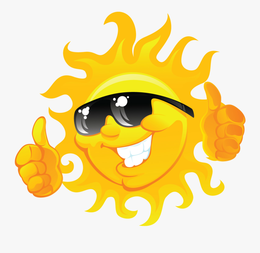 Sun With Sunglasses Logo , Free Transparent Clipart - ClipartKey