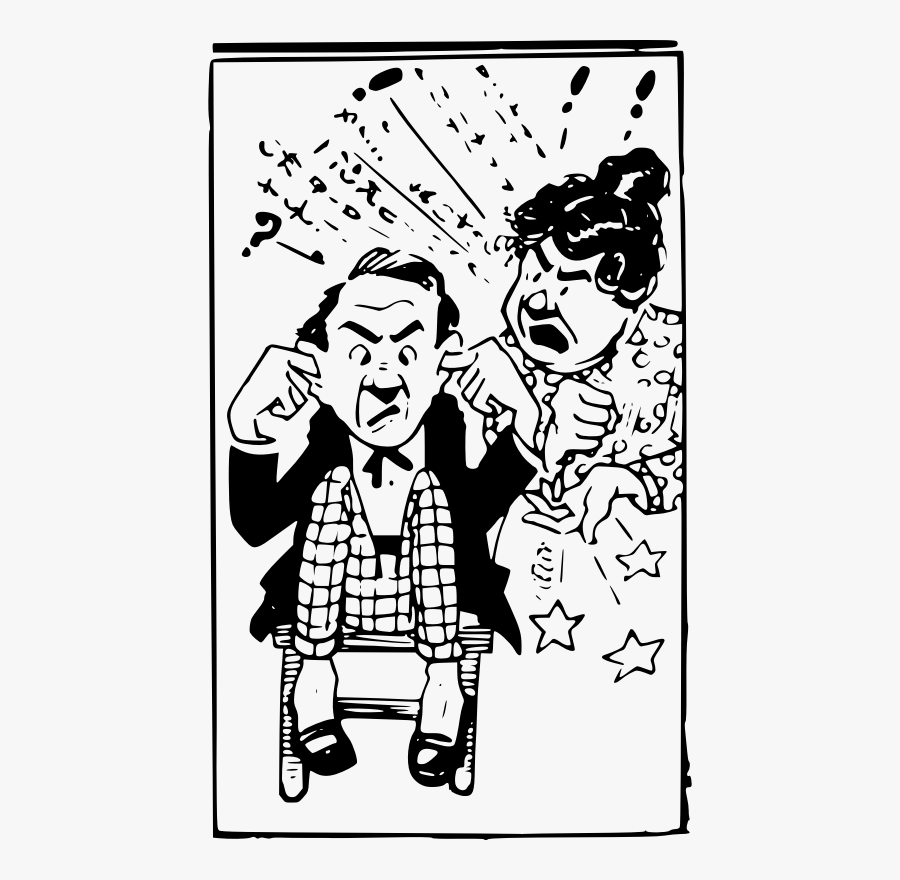 Nagging Wife - Clip Art Black And White Nag , Free Transparent Clipart ...