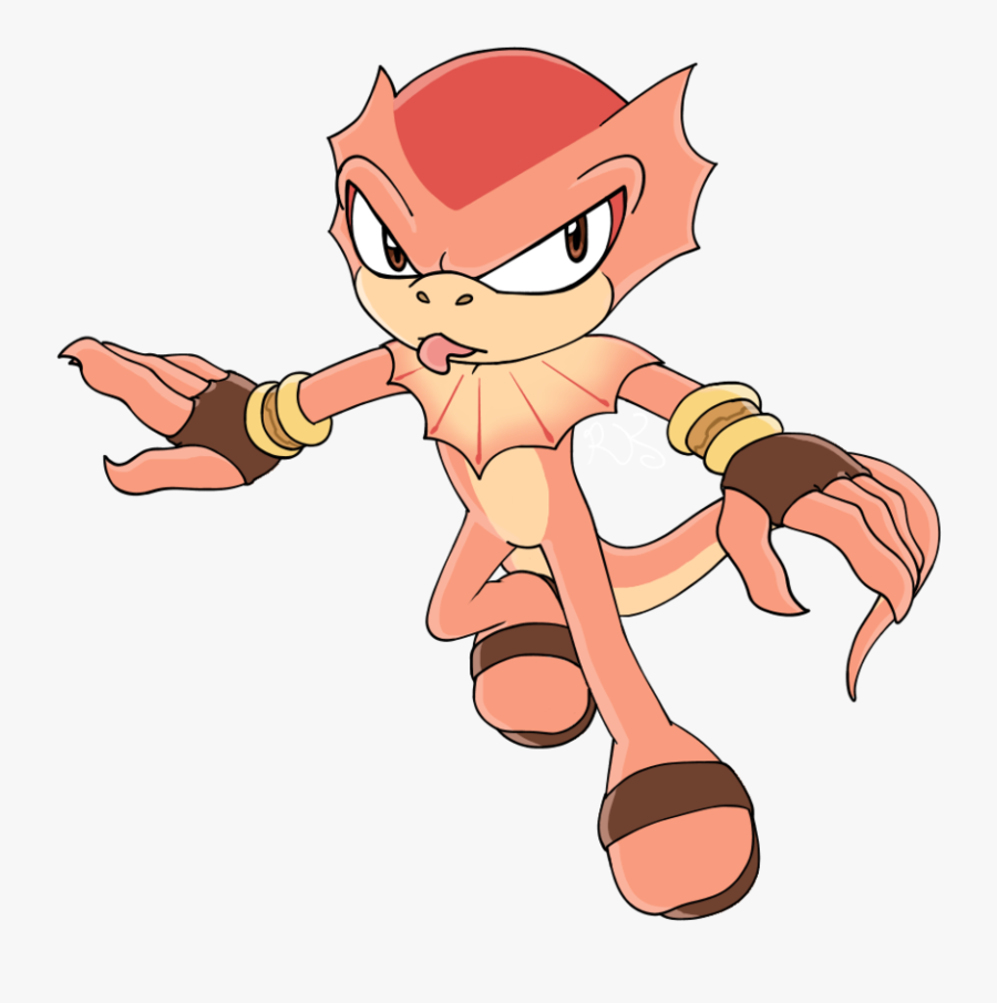 Parody Oc - Frilled Neck Lizard Oc , Free Transparent Clipart - ClipartKey