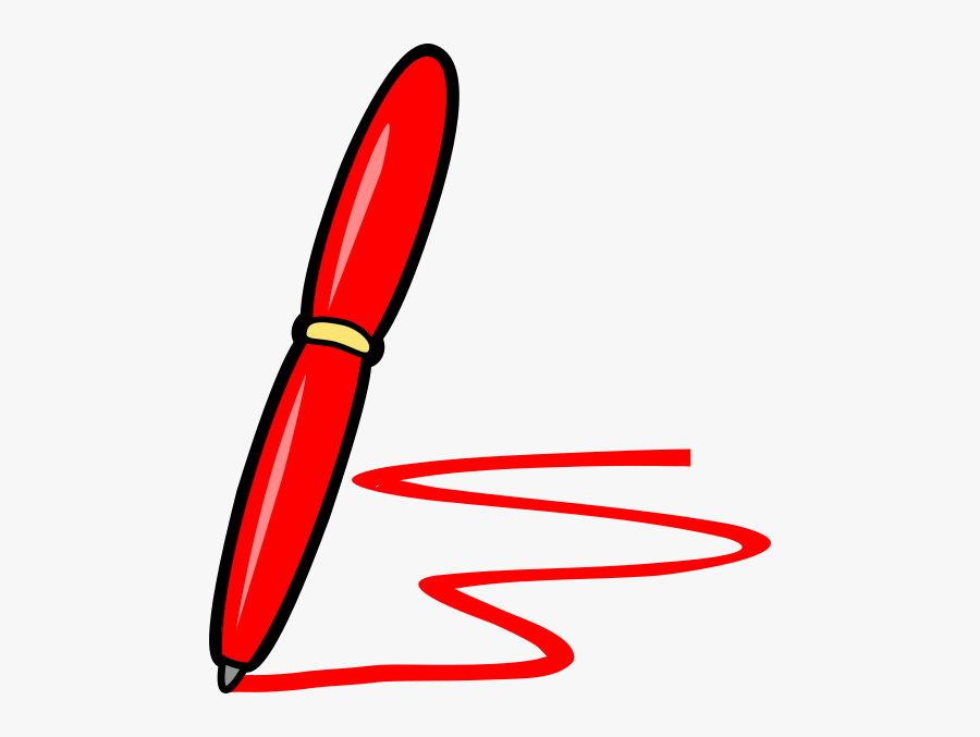 Red Pen Clip Art , Free Transparent Clipart - ClipartKey