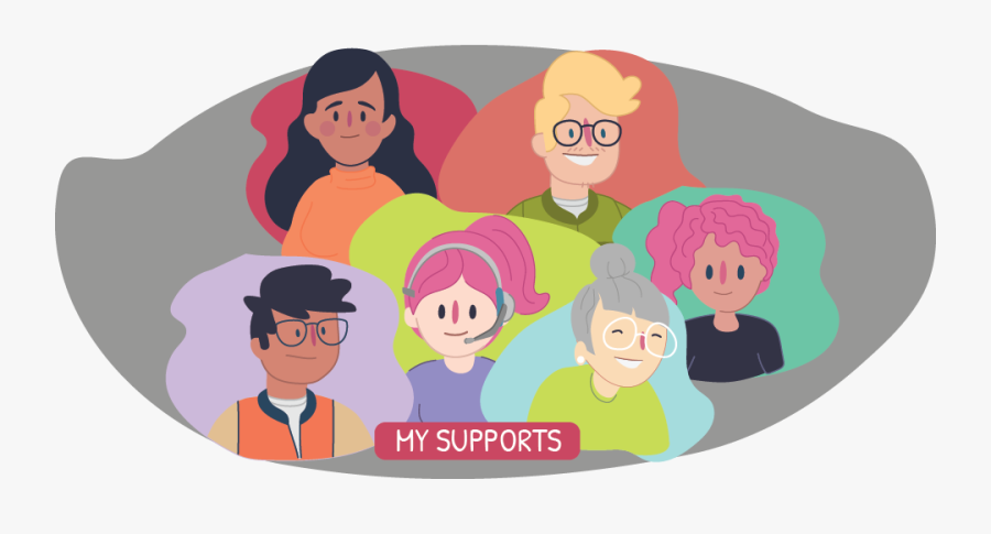 People In Supportive Roles Such As Counsellor, Social - Cartoon , Free ...