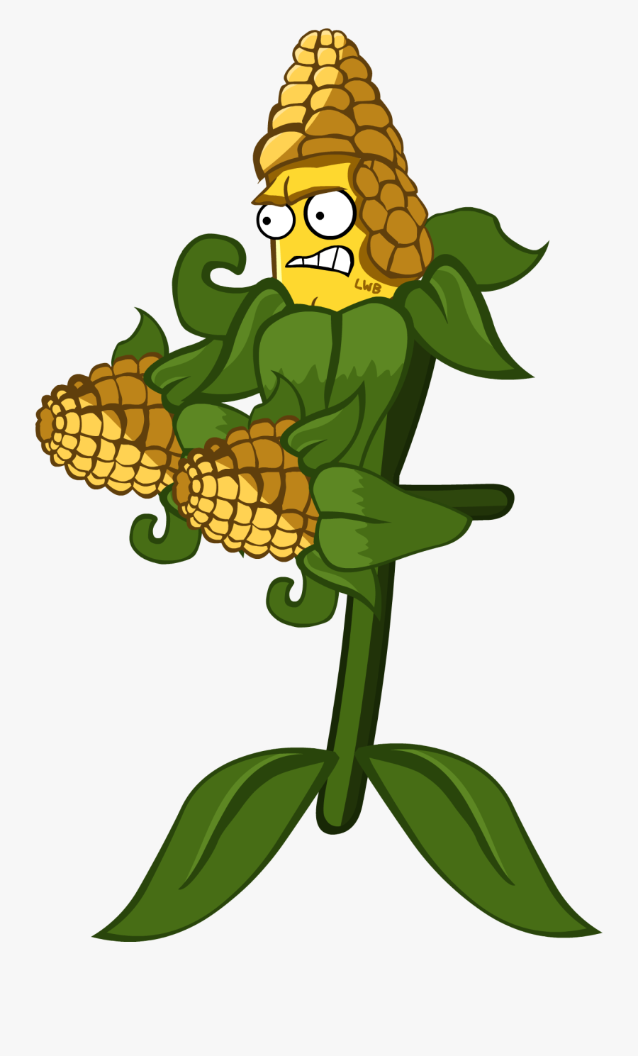 Transparent Download Kernel Clipart One Corn - Pvz Gw2 Kernel Corn ...