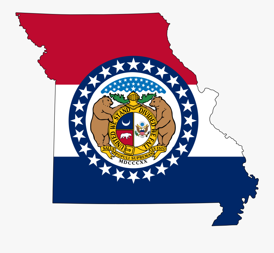 Missouri State Flag Map , Free Transparent Clipart - ClipartKey