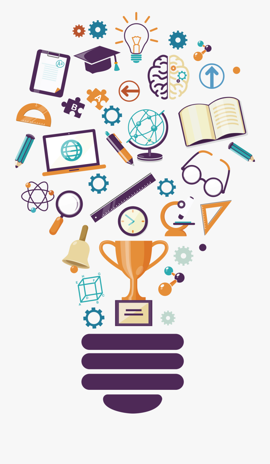 Light Bulb Education , Free Transparent Clipart - ClipartKey
