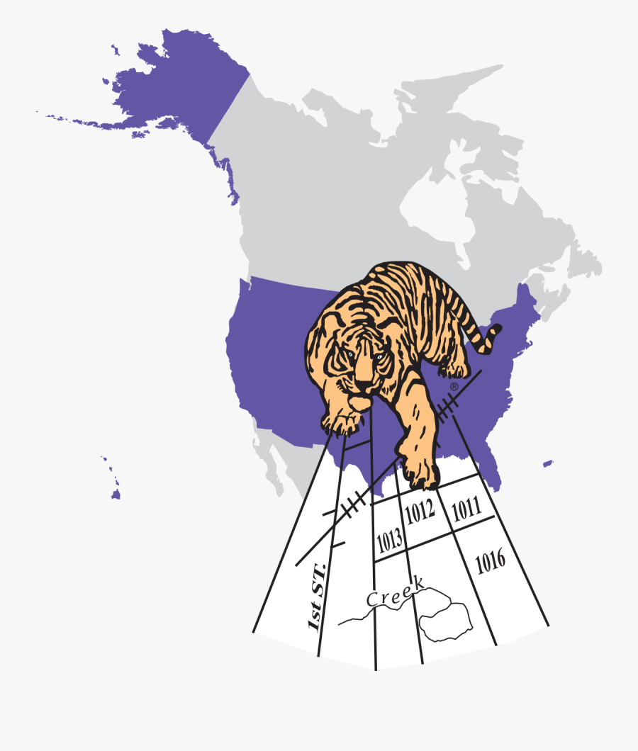 Topologically Integrated Geographic Encoding And Referencing - Us Census Tiger Logo , Free ...