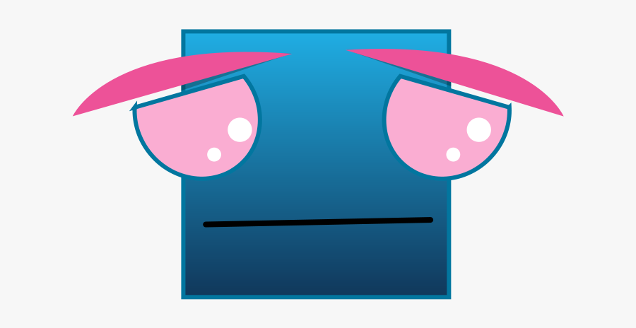 Sad Square - Clip Art , Free Transparent Clipart - ClipartKey