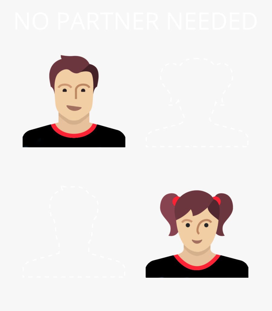 One To One Classes - Cartoon , Free Transparent Clipart - ClipartKey