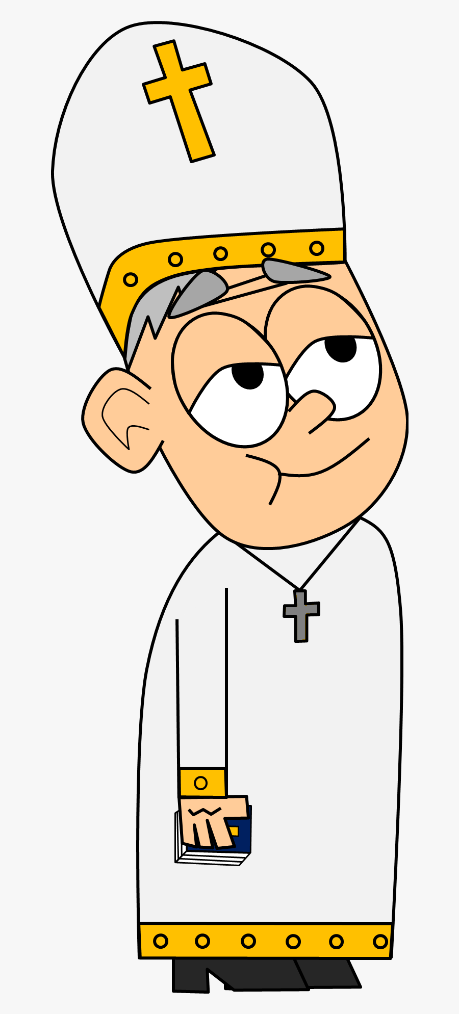 Image - Pope Francis Cartoon Png , Free Transparent Clipart - ClipartKey