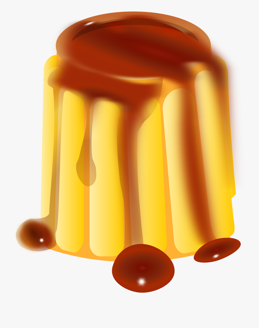 Dessert Pudding Sweet Free Picture - Puding Kartun Png , Free ...
