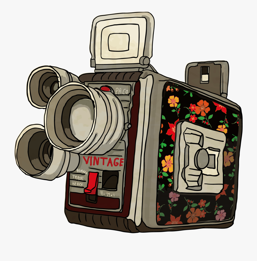 Transparent Vintage Camera Png - Vintage Video Camera Png , Free ...
